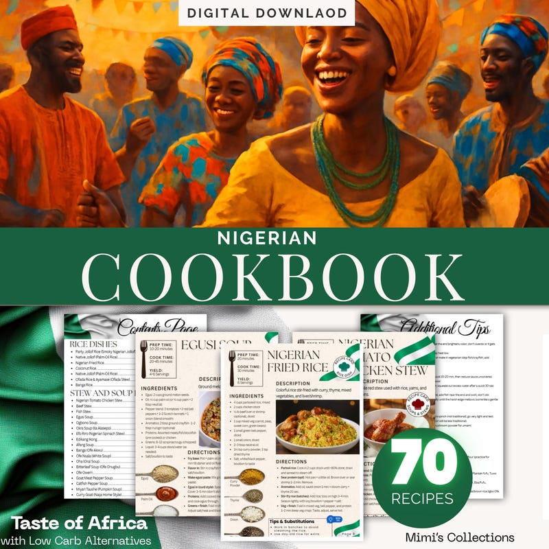 Nigerian Cookbooks - Etsy