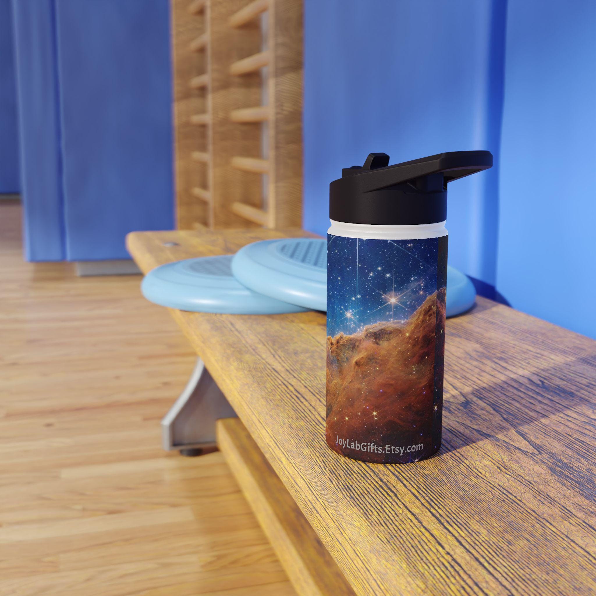 Stainless Steel Water Bottle - Standard Lid - Cosmic Cliffs in the ...