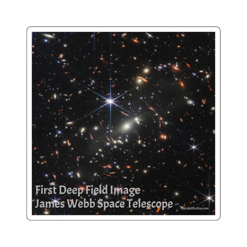 Square Stickers - First Deep Field James Webb Space Telescope NASA ...