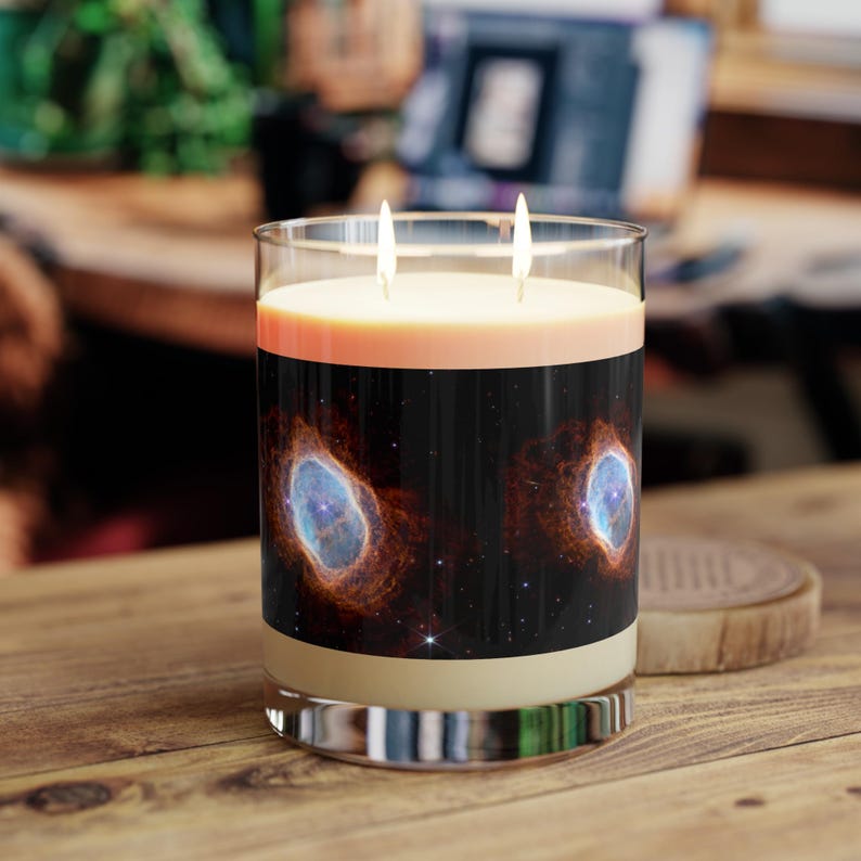 Scented Candle - Full Glass, 3 Scents - Southern Ring Nebula James Webb Space Telescope NASA ...