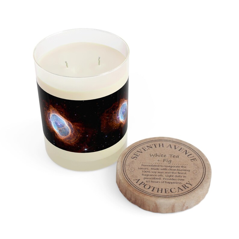 Scented Candle - Full Glass, 3 Scents - Southern Ring Nebula James Webb Space Telescope NASA ...