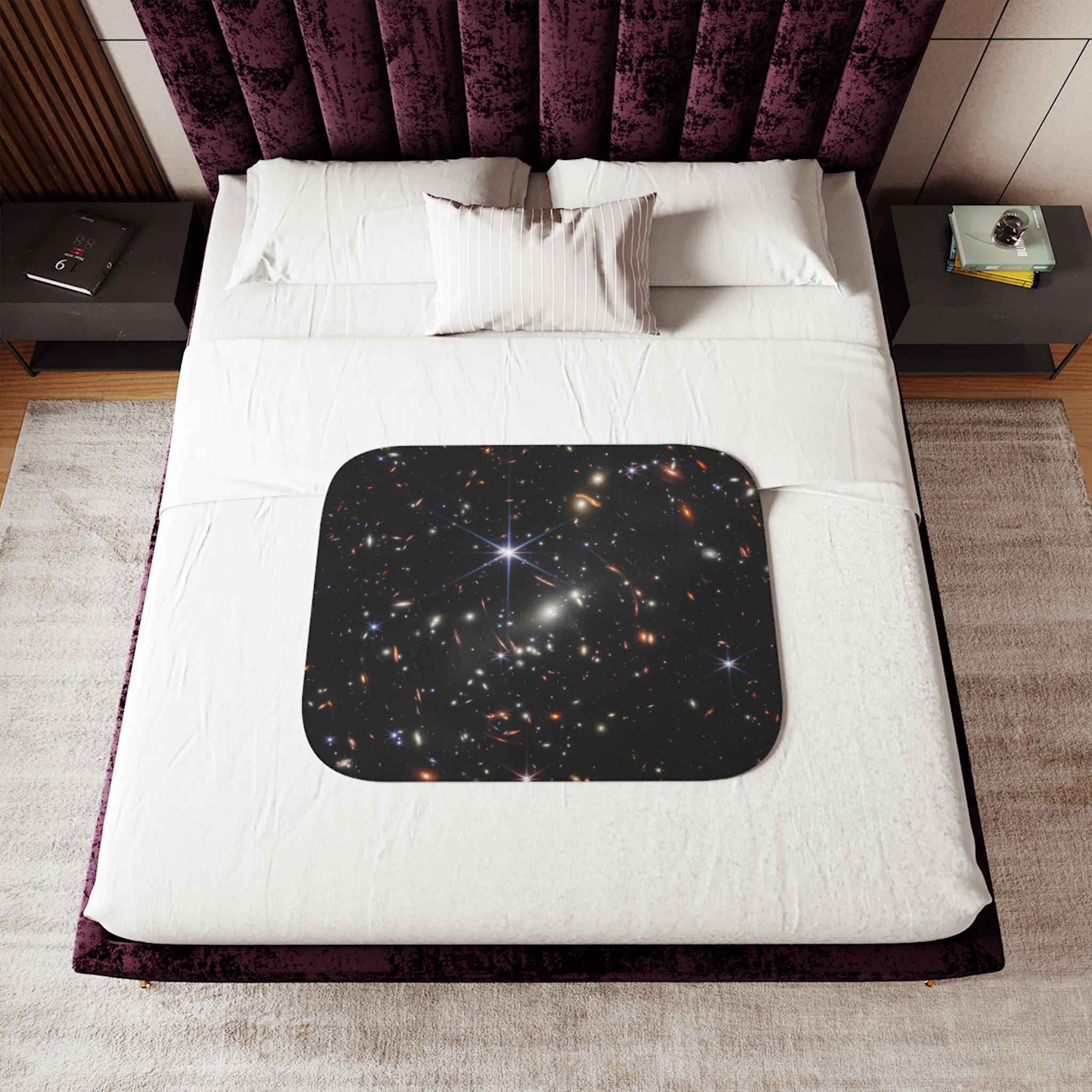 Sherpa Blanket Rounded Corners - James Webb Deep Space NASA Telescope ...