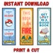 Printable Pokemon Bookmarks | Kids Bookmarks | 18 Styles | PDF Format ...