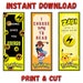 Printable Pokemon Bookmarks | Kids Bookmarks | 18 Styles | PDF Format ...