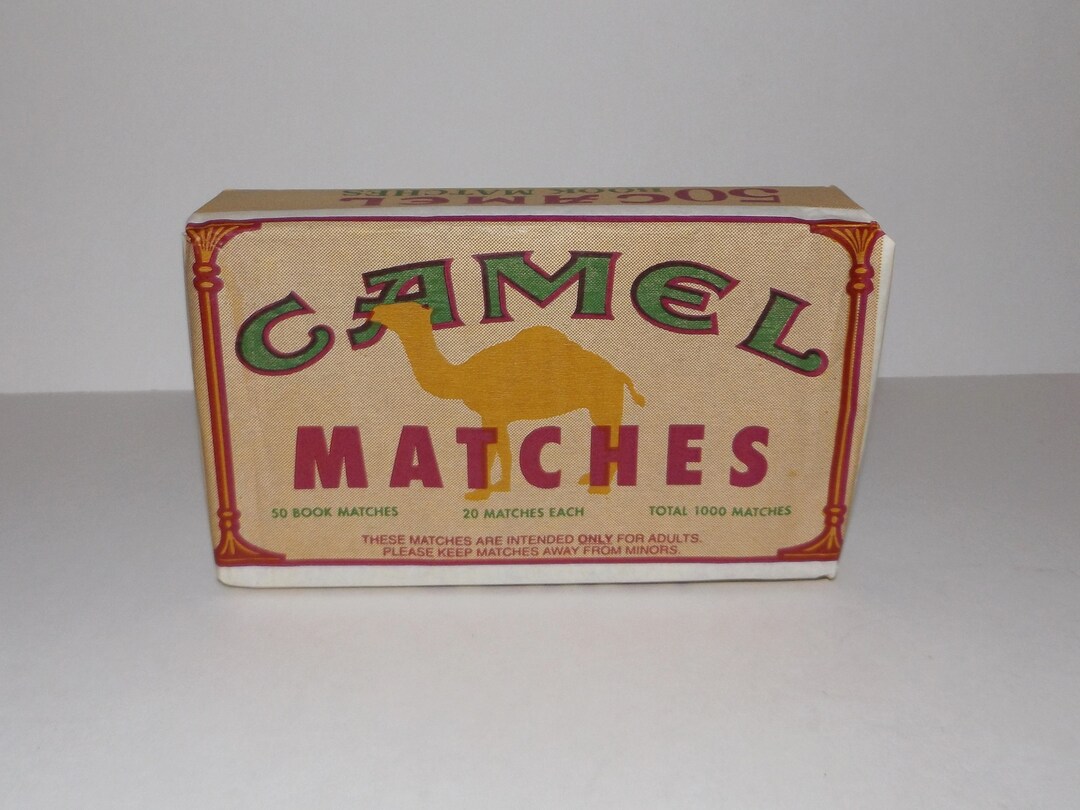 1991 Camel Book Matches Carton of 50 Matchbooks/20 Each New Unopened - Etsy