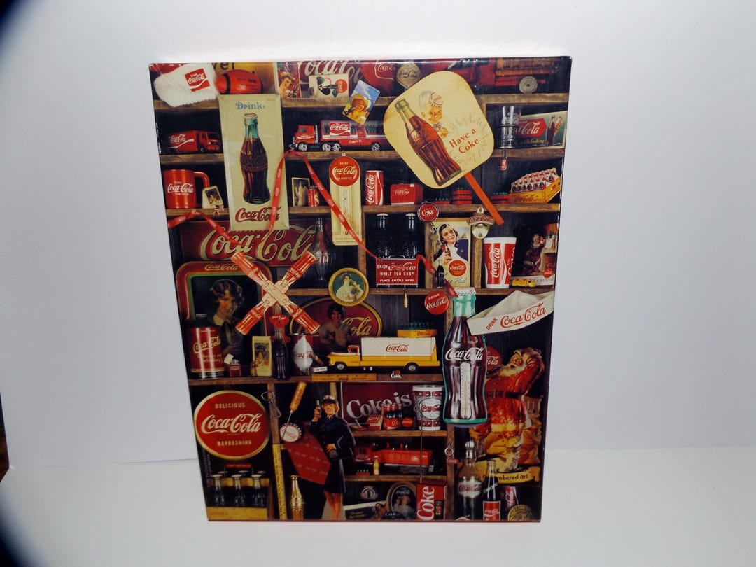 1986 Coca-cola 500 Pc Jigsaw Puzzle coke is It Open Box Sealed Inner ...