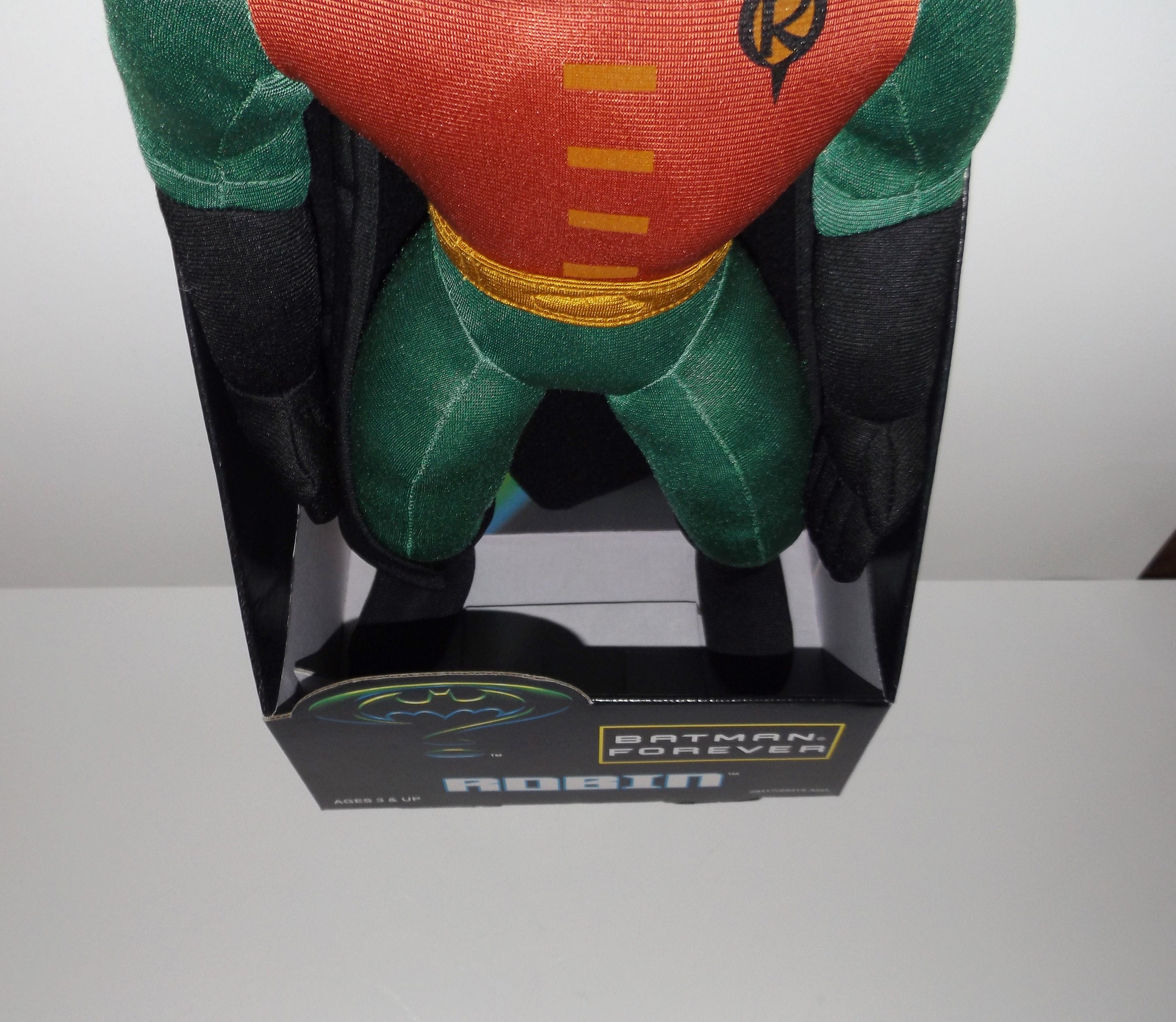 1995 Batman Forever Robin Hasbro DC Comics 15 Plush Action Figure New ...