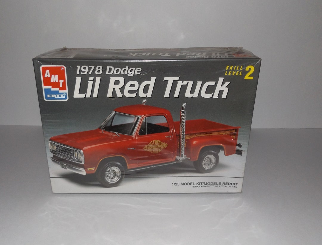 1999 AMT ERTL Model Kit 1978 Dodge Lil Red Truck 1:25 New - Etsy