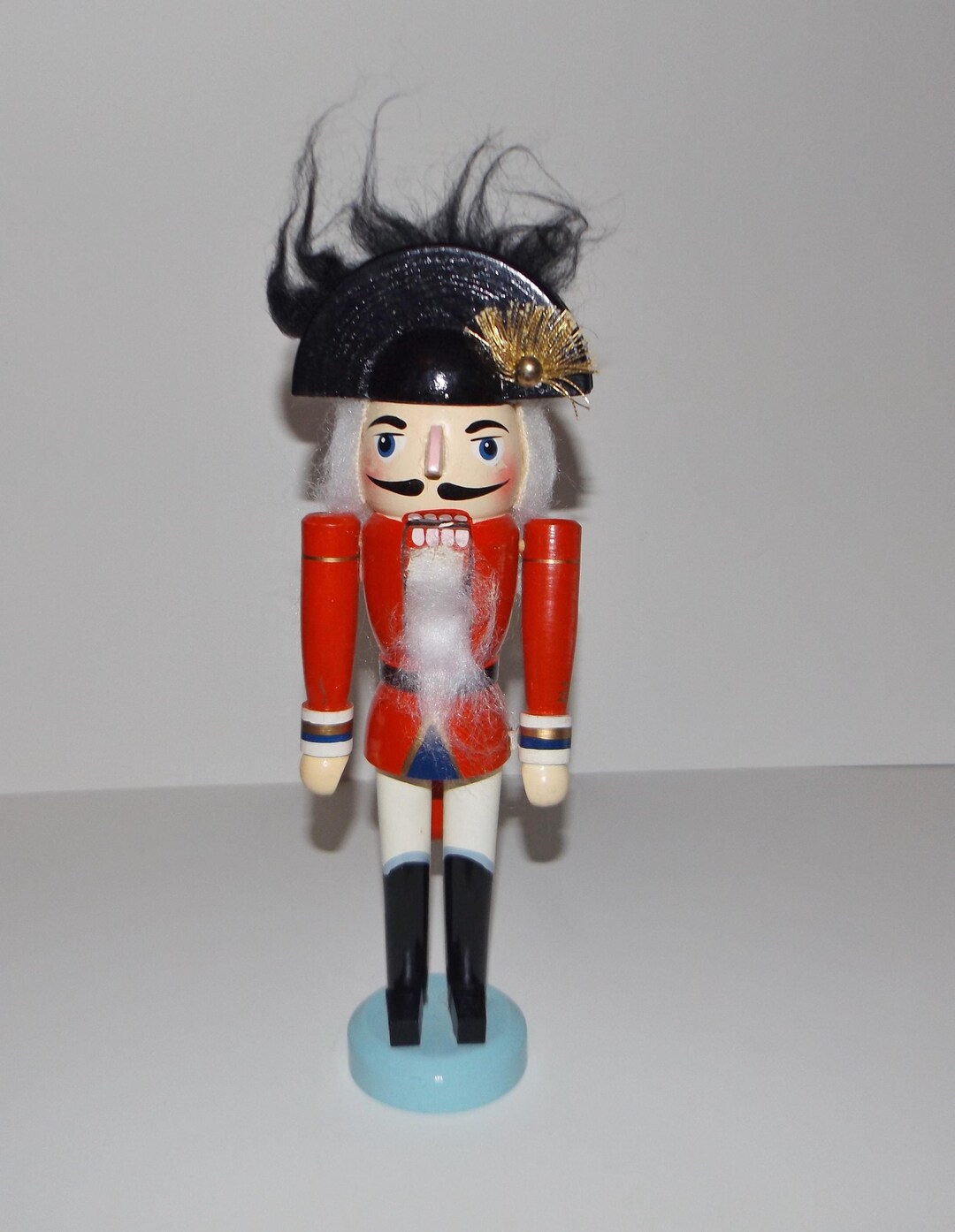 Vintage 10 Santa's Workbench Wooden Nutcracker British Red Coat General ...