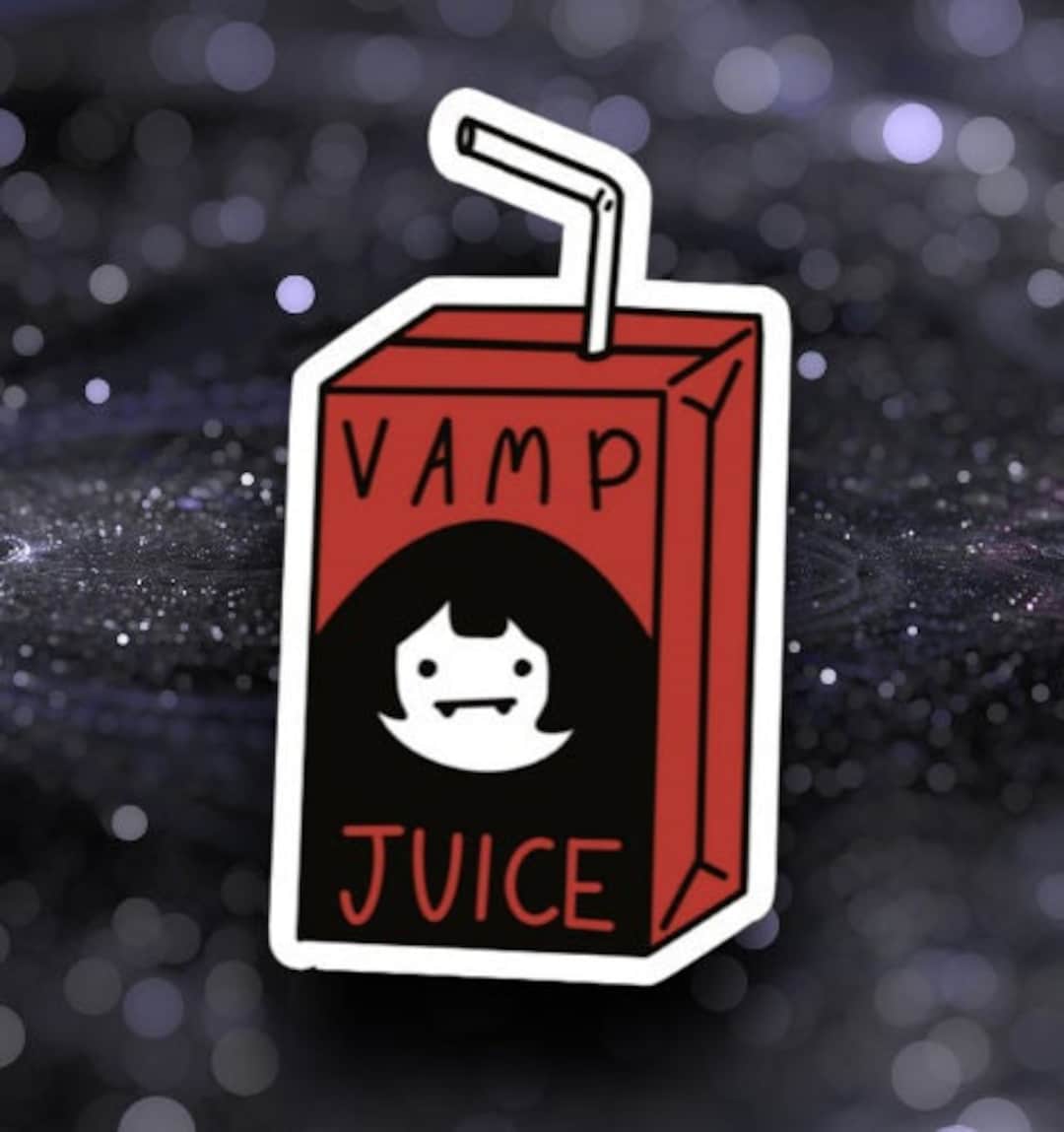 Marceline the Vampire Juice Vinyl Sticker Adventure Time - Etsy