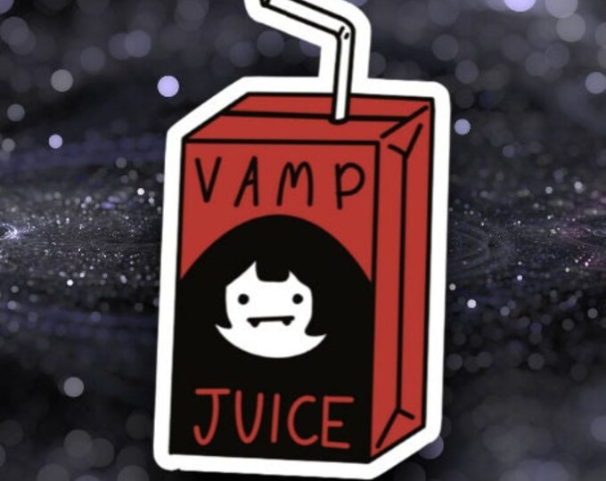 Marceline the Vampire Juice Vinyl Sticker | Adventure Time Sticker ...