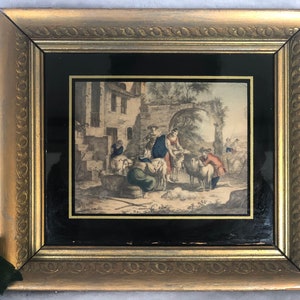 Antique Italian Art Hand Colored by Francesco Bartolozzi Engravure Set ...