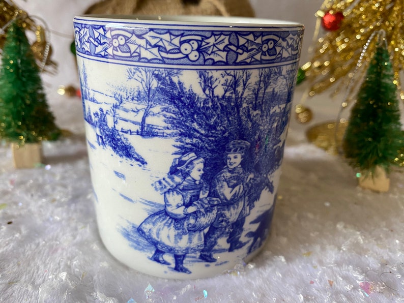 Vintage Spode Christmas Mug 1 Blue Room Collection, Blue Cocoa Mug ...