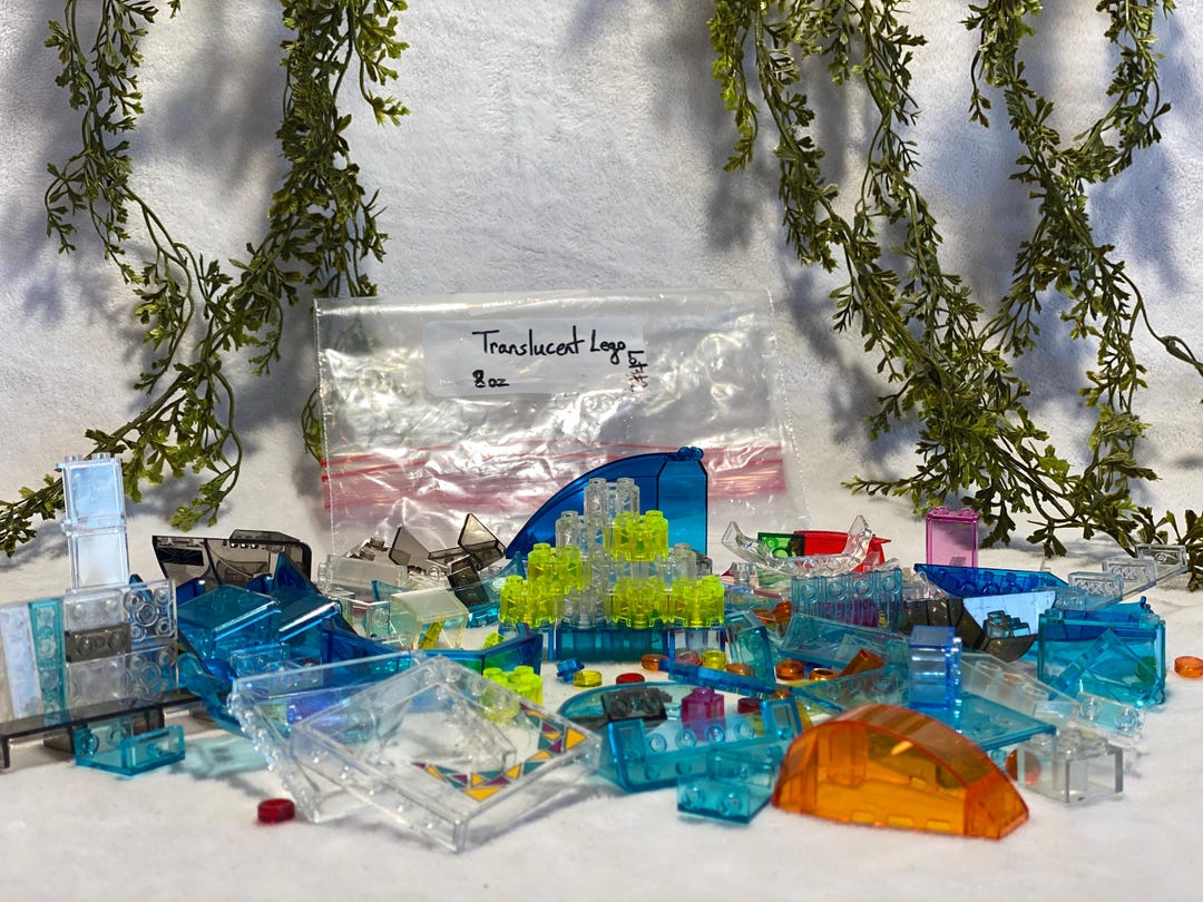 Transparent Legos 1/2 Lb Assorted Lego Bricks 8oz Lego Pieces Building ...