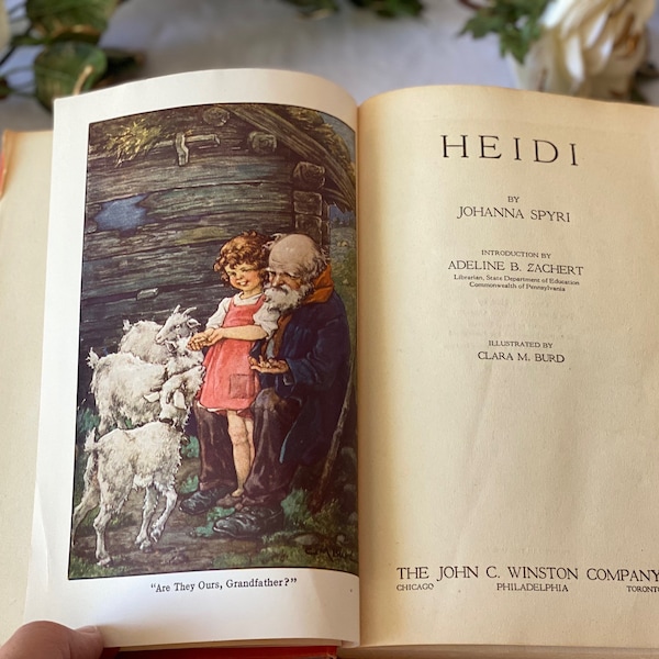 Vintage Heidi Book - Etsy