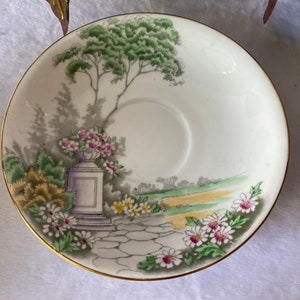 Vintage Melba Bone China Tea Cup & Saucer Cheltenham England Garden ...