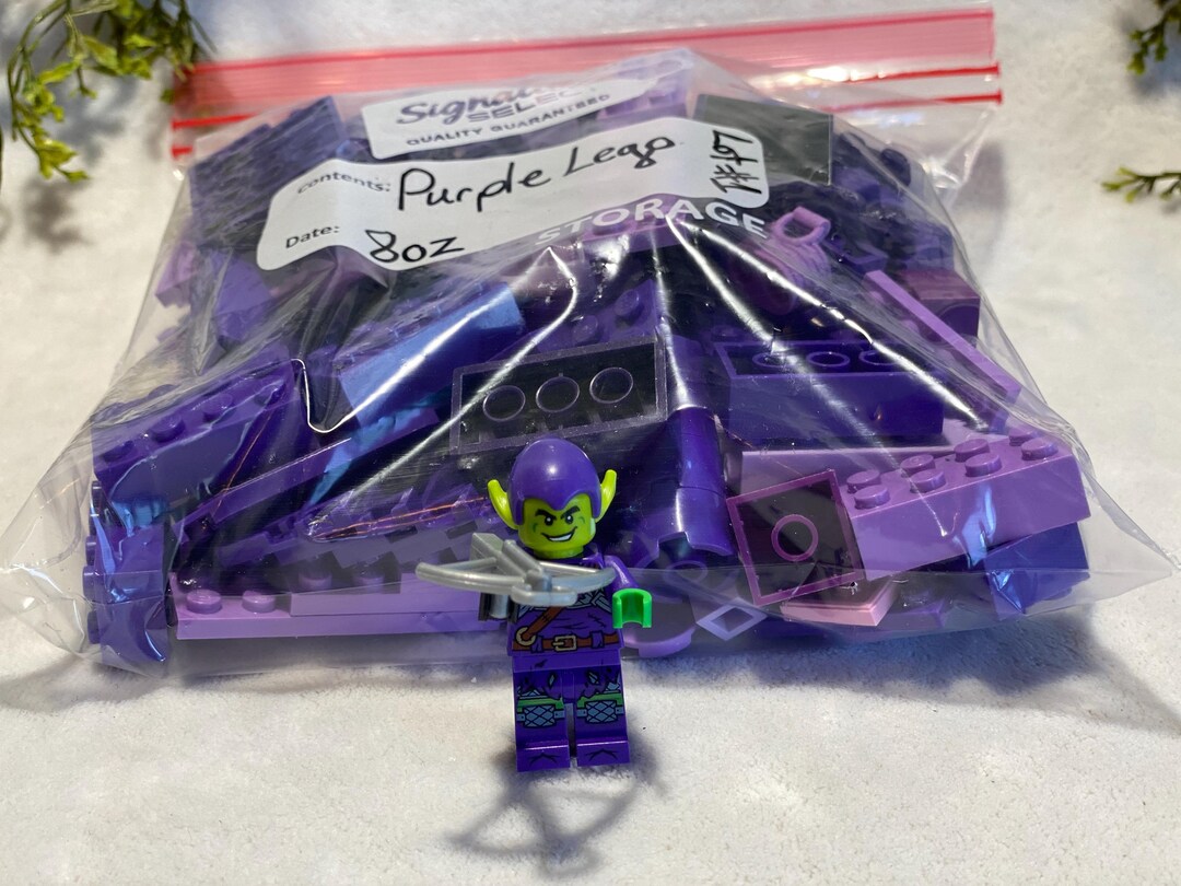 Purple Legos 1/2 Lb Assorted Lego Bricks 8oz Lego Pieces Building Block ...