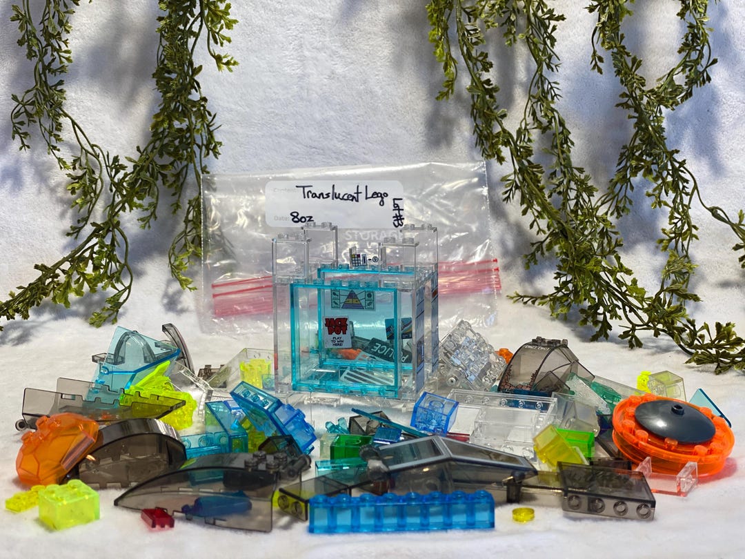 Transparent Legos 1/2 Lb Assorted Lego Bricks 8oz Lego Pieces Building ...