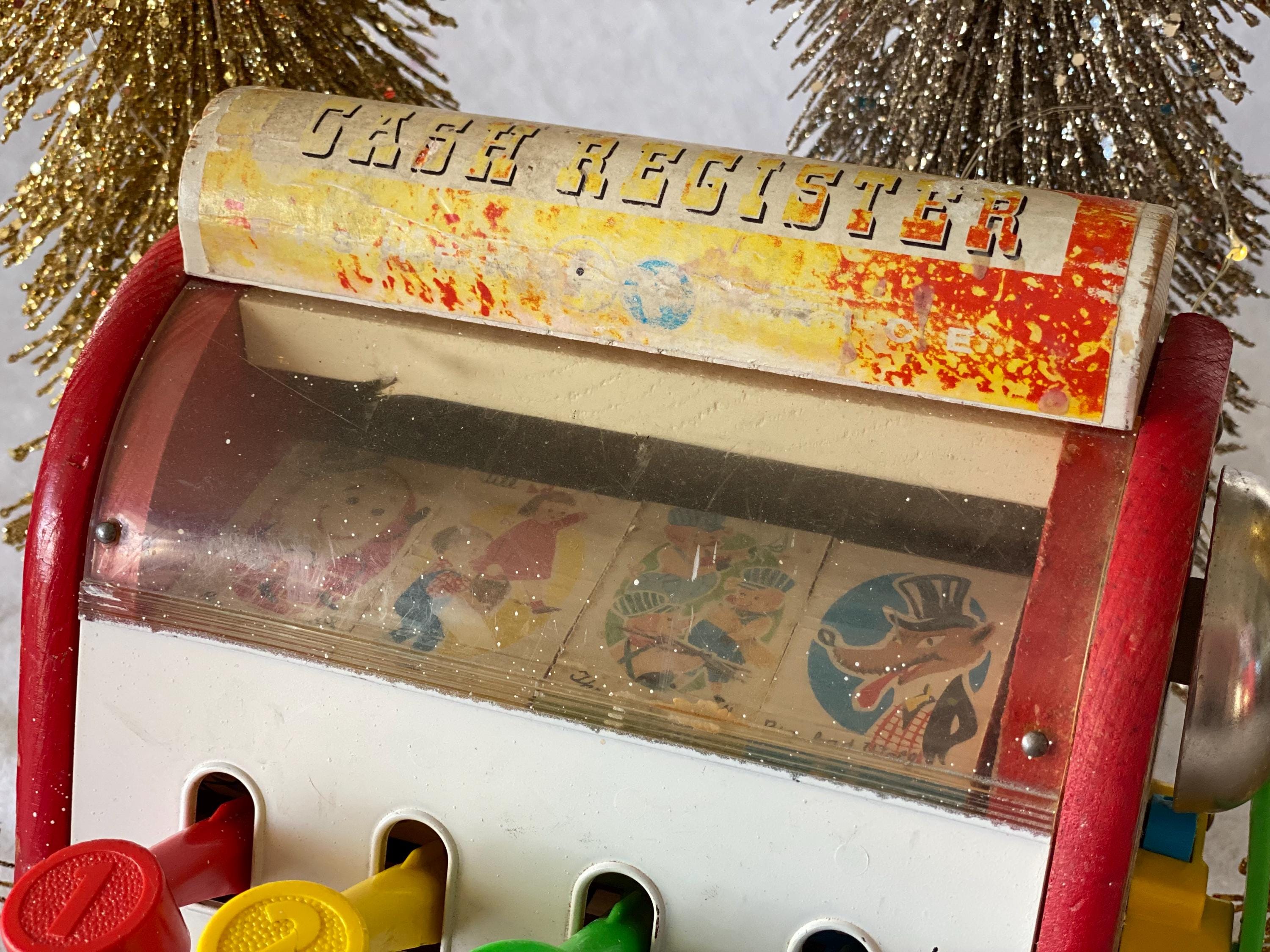 1960s Vintage Fisher Price Cash Register Fisher Price Toy 1960s ...