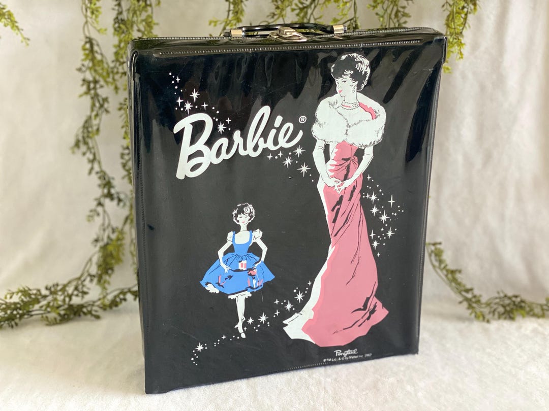 1960s Vintage Barbie Carrying Case Mattel Barbie Doll Clothes Case ...