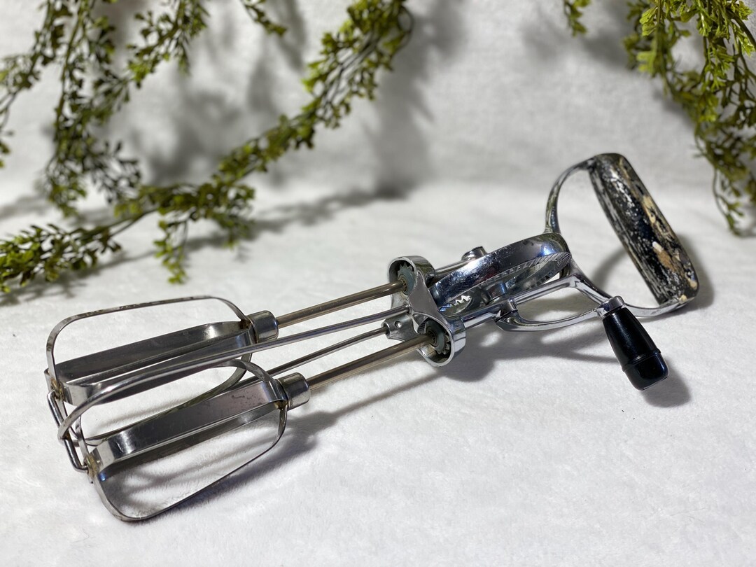 1950s Vintage Ekco Egg Beater Vintage Kitchen Gadgets Hand Mixer Metal ...