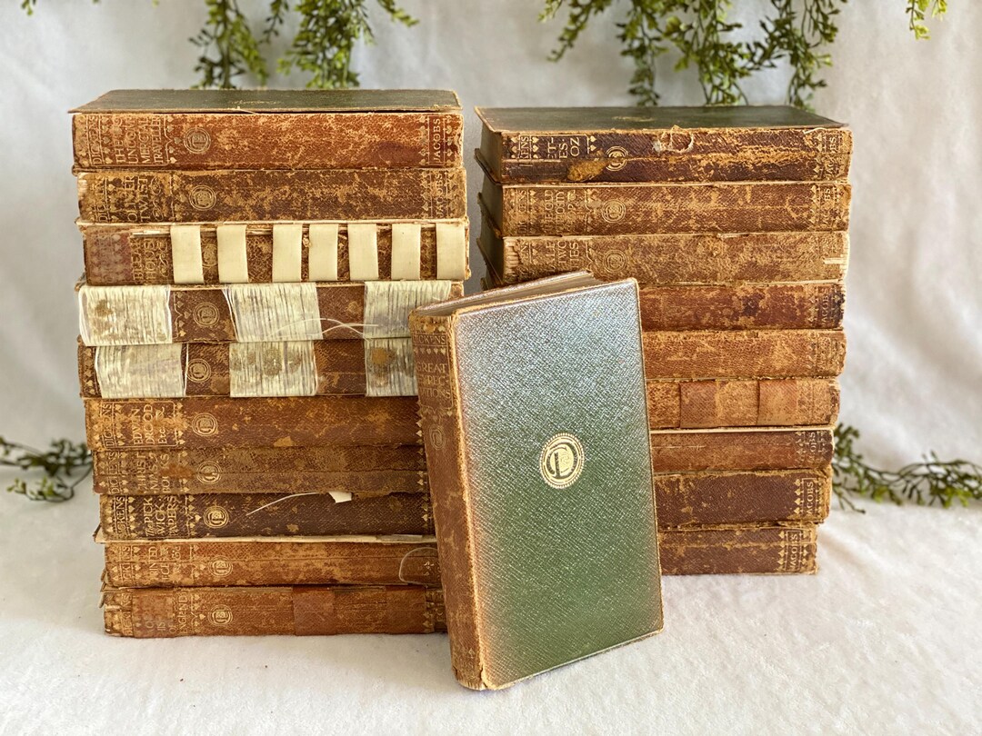 1900s Antique Charles Dickens Book Collection Popular Edition ...