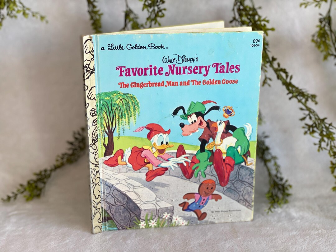 1981 Vintage Little Golden Book Walt Disney's Favorite Nursery Tales ...