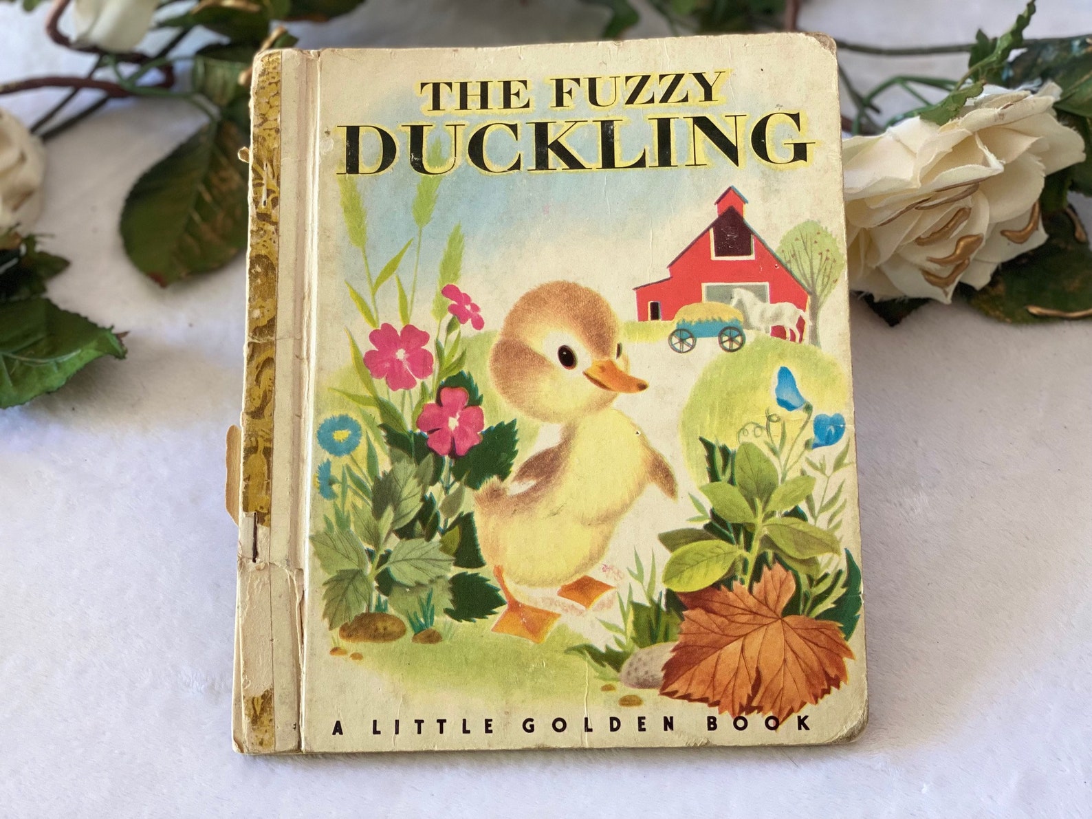1949 Vintage First Edition the Fuzzy Duckling Little Golden Book ...