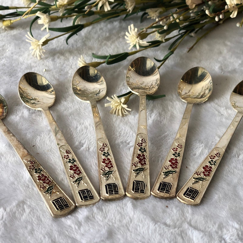 Enamel Spoons - Etsy