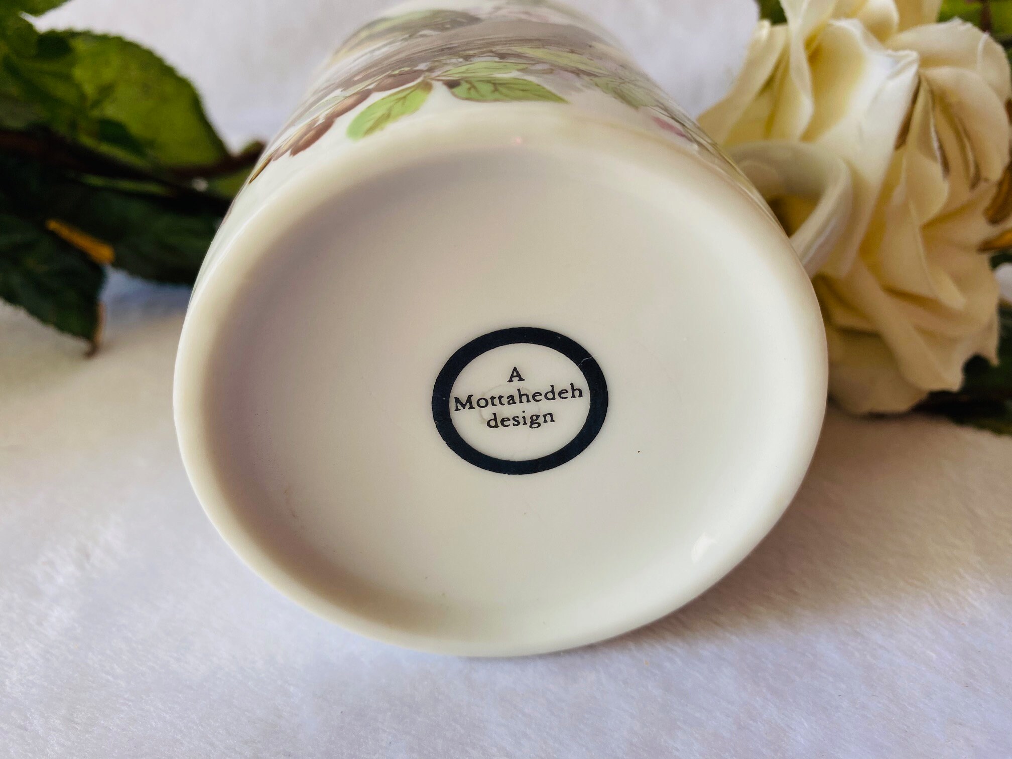 Vintage Mottahedeh Design Bird Mug Tea Cup Finch Songbird Aviary, Cocoa ...