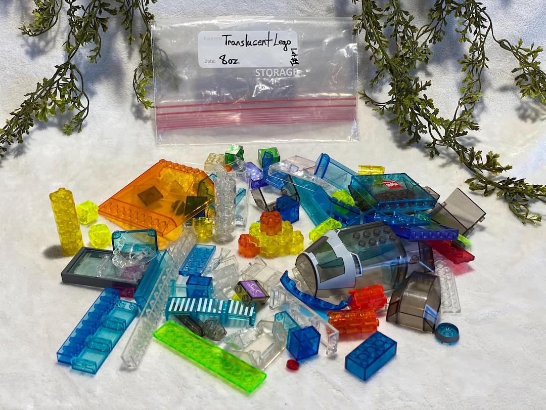 Transparent Legos 1/2 Lb Assorted Lego Bricks 8oz Lego Pieces Building ...