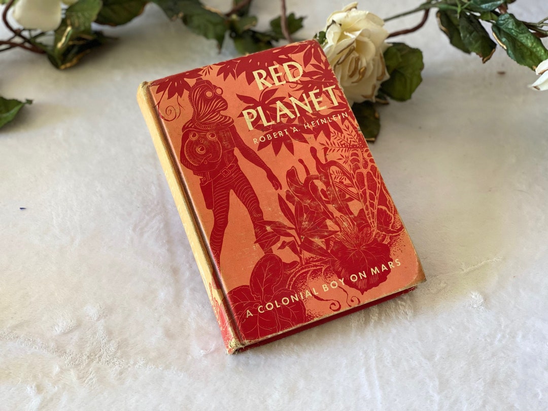 Vintage 1949 First Edition Red Planet Book by Robert A Heinlein ...