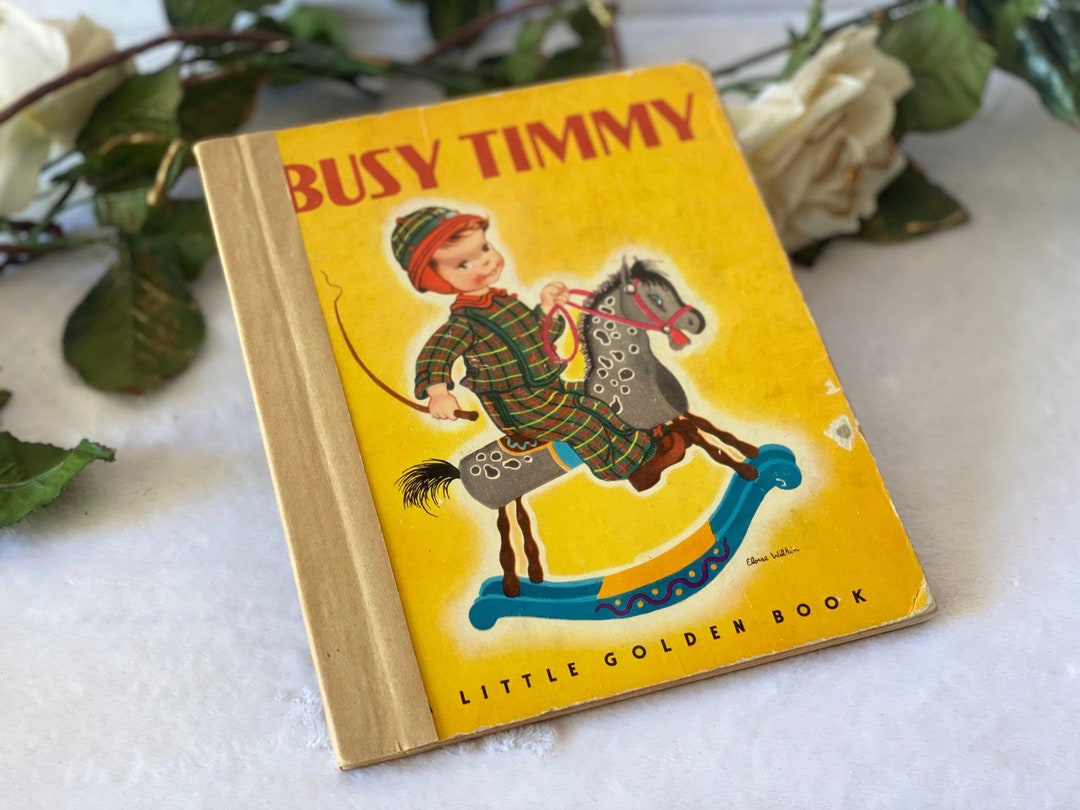 Vintage 1948 First Edition Little Golden Book Busy Timmy Illustrated ...