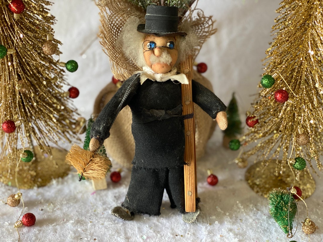 Antique Chimney Sweep Doll Vintage Home Decor Vintage Old Man - Etsy