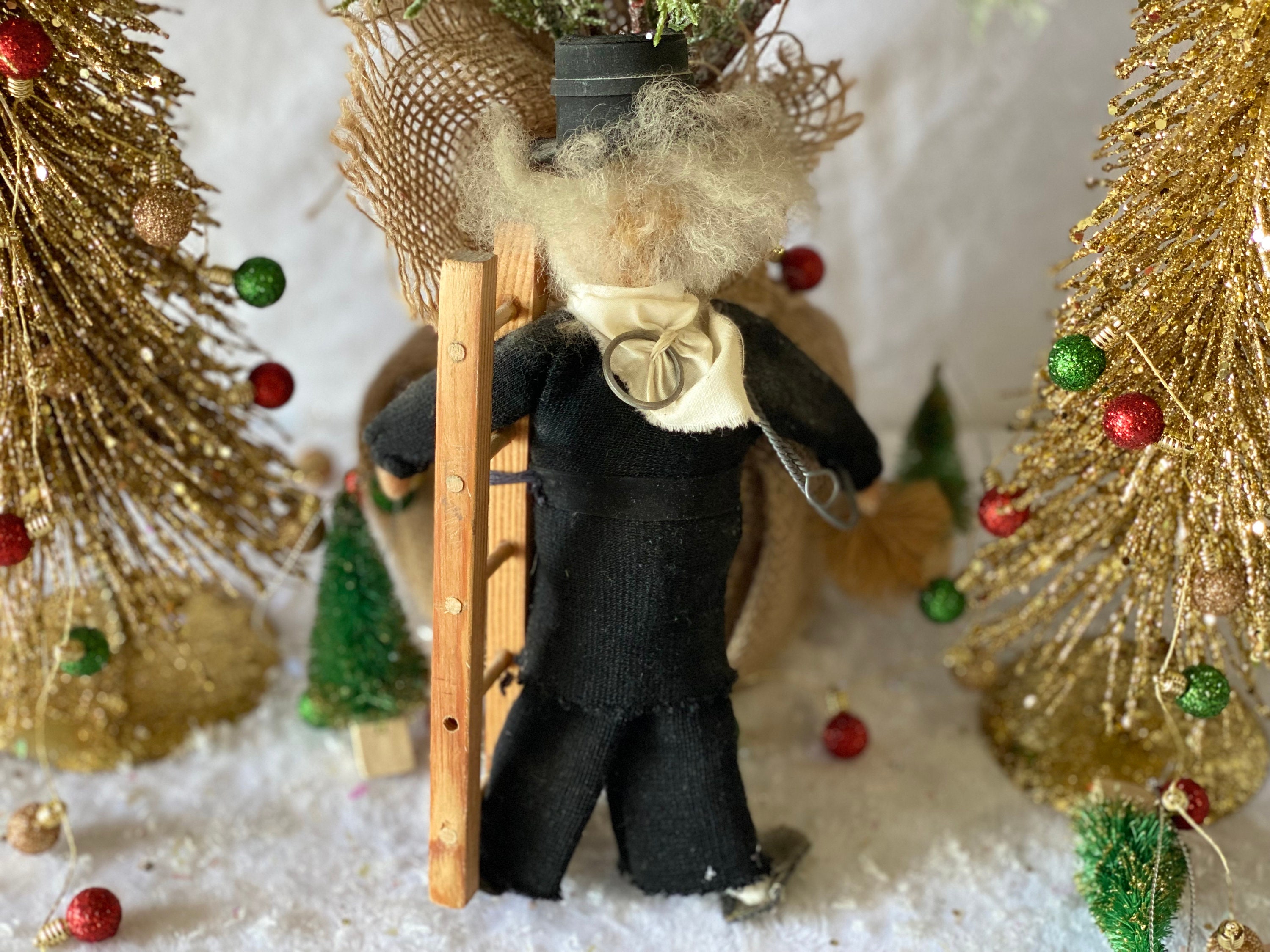 Antique Chimney Sweep Doll Vintage Home Decor Vintage Old Man - Etsy