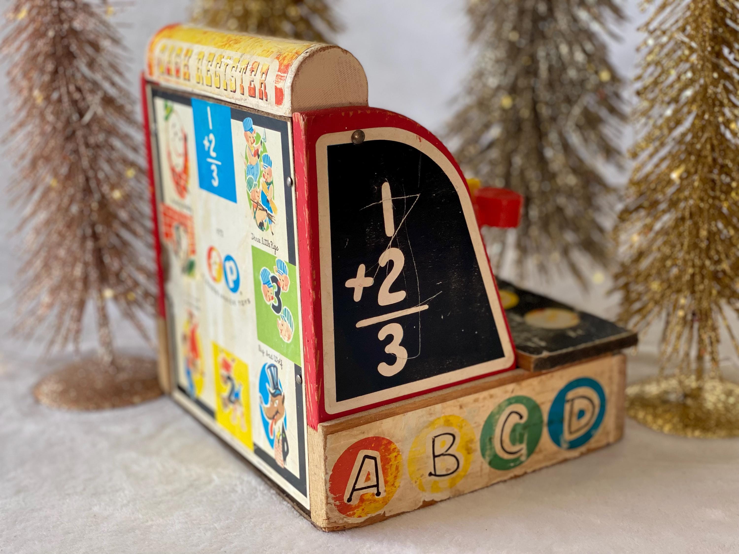 1960s Vintage Fisher Price Cash Register Fisher Price Toy 1960s ...