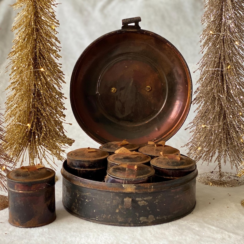 Antique Spice Box - Etsy