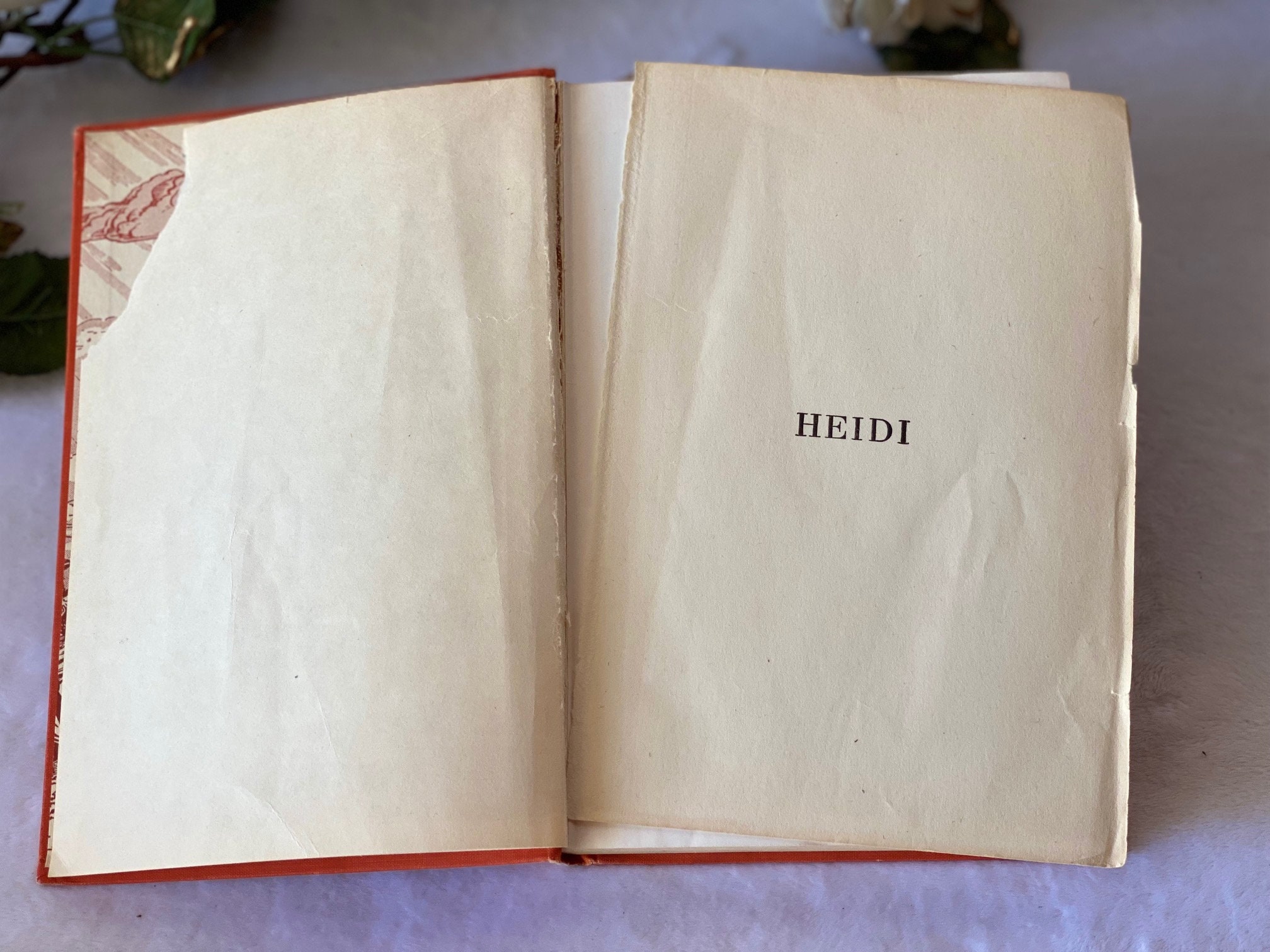 Vintage 1925 Illustrated Heidi Novel by Johanna Spyri - Etsy