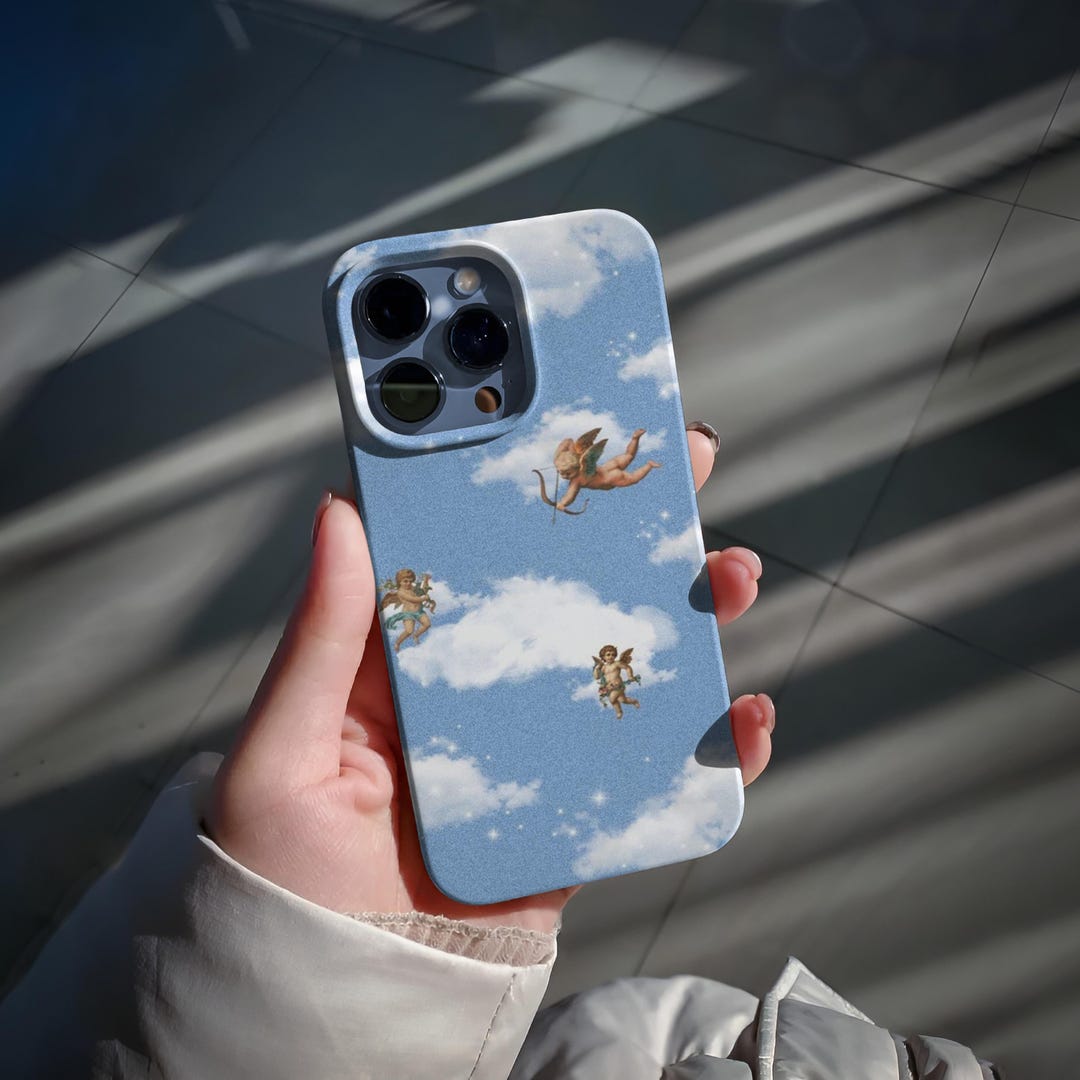 Cherub Angel Phone Case for Iphone, Samsung, Google Pixel – Soft ...