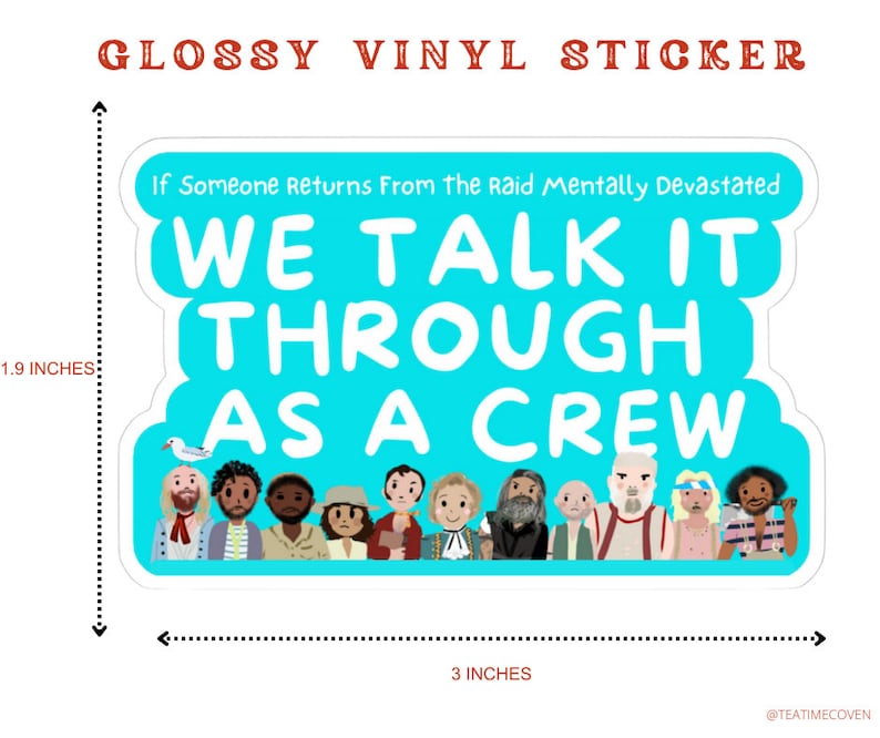 OFMD Talk It Through as a Crew Vinyl Sticker - Etsy