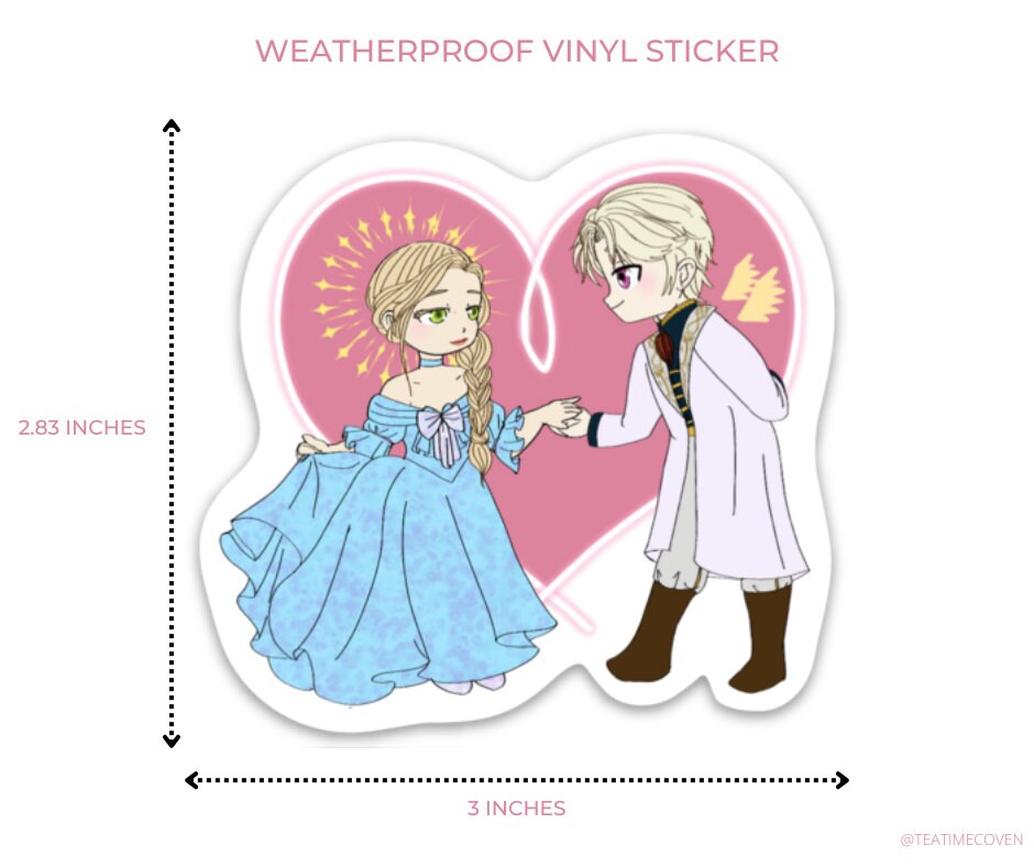 The Remarried Empress Navier & Heinrey- Fanart Vinyl Sticker - Etsy