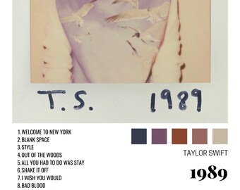 Taylor Swif 1989 Poster - Etsy