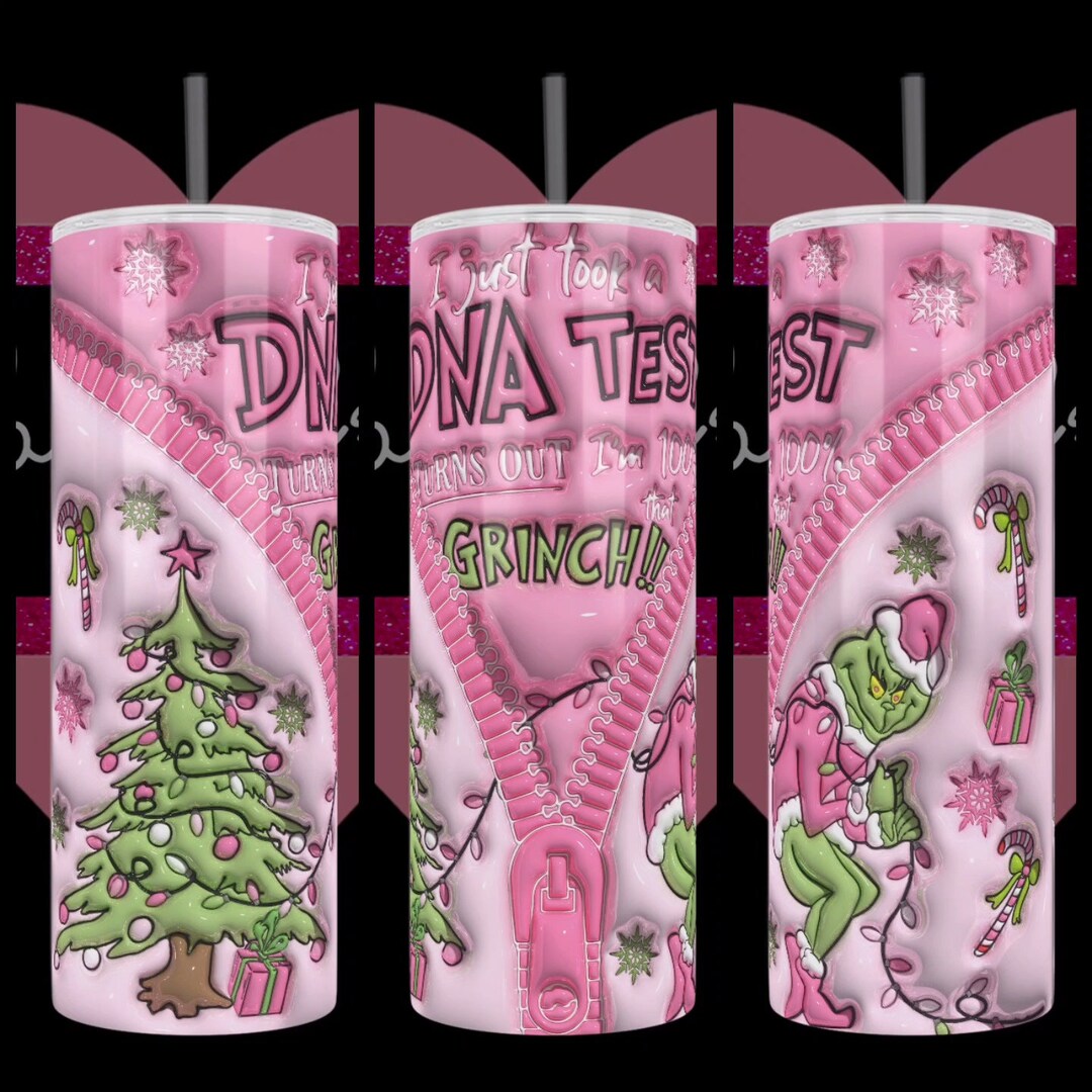 DNA Test I'm A Grinch Handcrafted 20oz Stainless Steel - Etsy