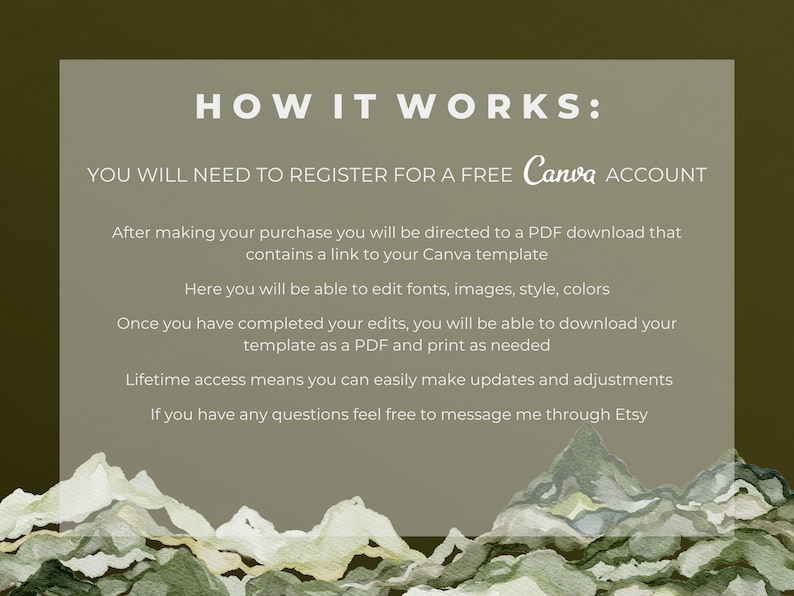 Cabin Themed Welcome Book Template, Airbnb Welcome Book Template, VRBO ...