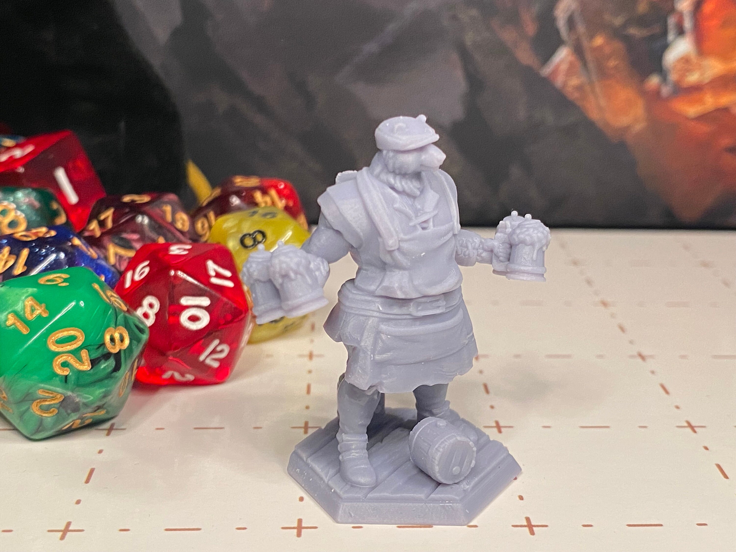 Custom Miniature for Ttrpgs 3D Resin Printing Heroforge Print Service ...