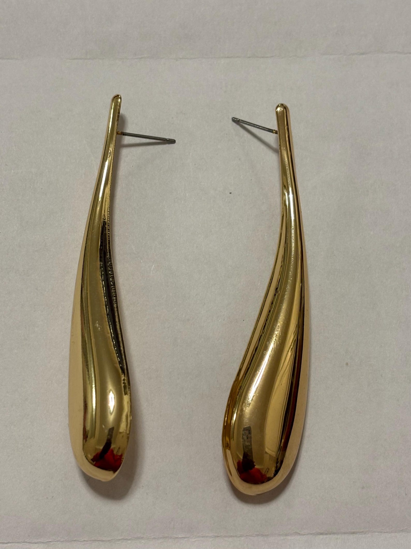 Elegant Long Water Droplet Dangle Earrings - Etsy
