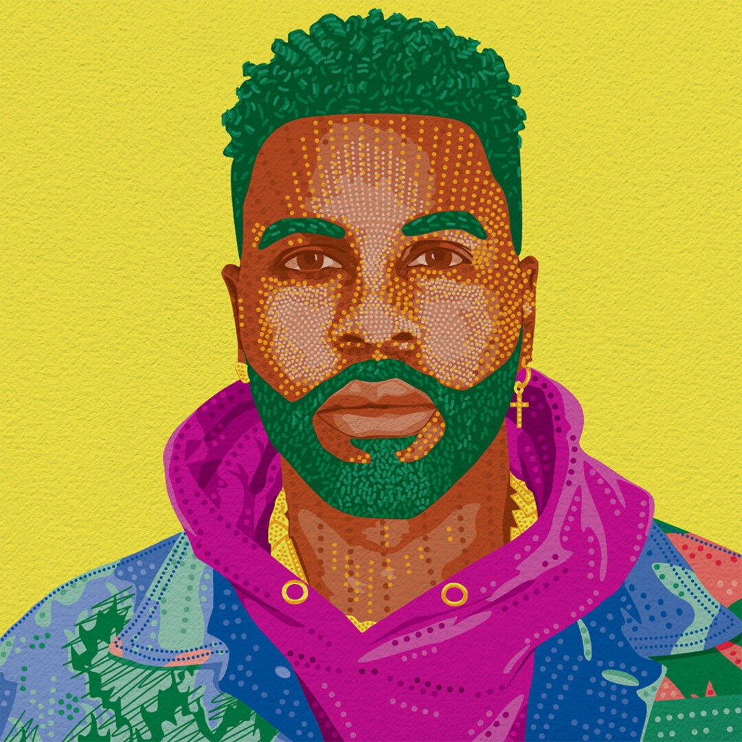 Jason Derulo Printed Drawing Vector Art - Etsy
