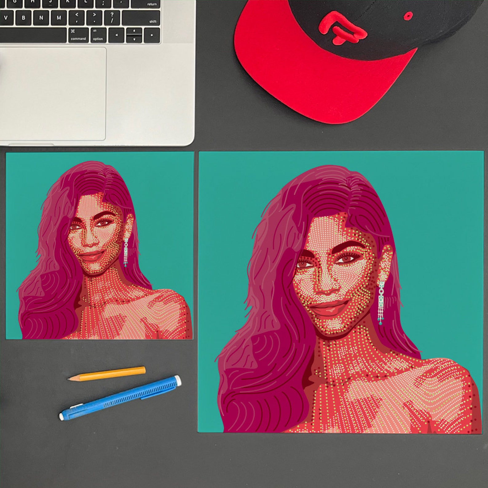 Zendaya Printed Drawing Vector Art - Etsy UK