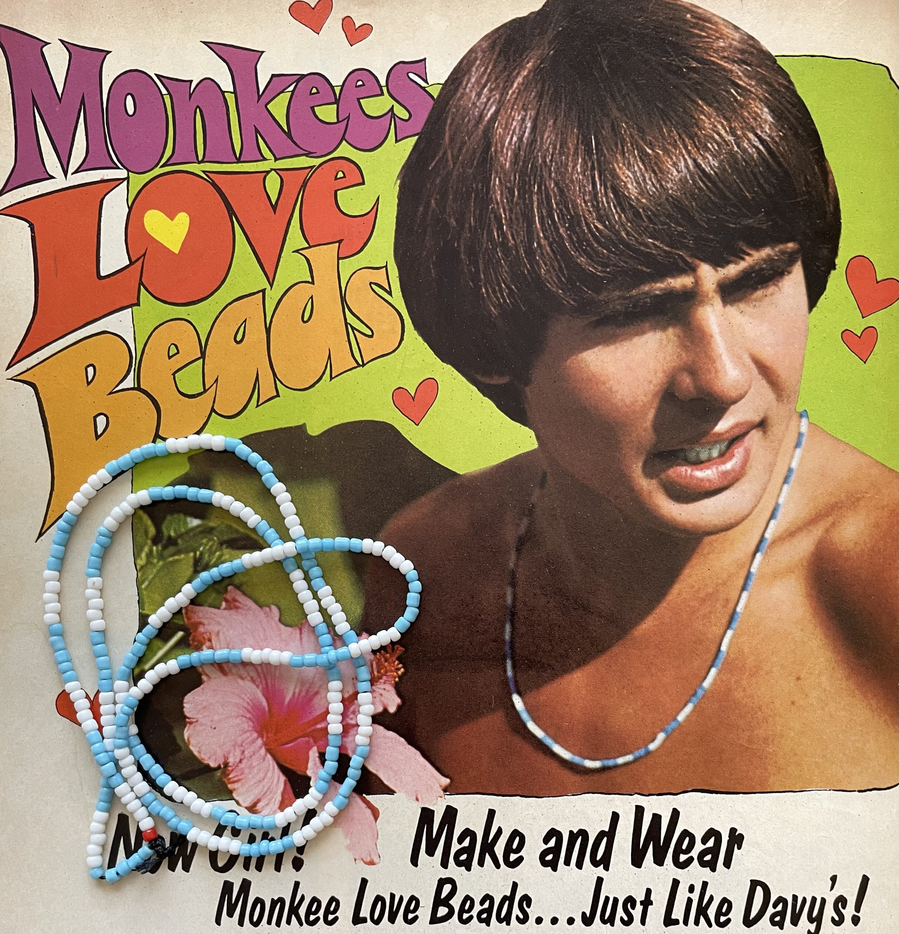 Davy Jones Monkees Love Beads - Etsy