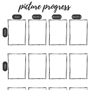 Progress Bundle, Track Your Progress, Weight Loss, Weight Gain, Muscle ...